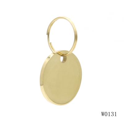 China Custom Stainless Steel Dog ID Tag Shiny Gold Plated Corrosion Resistant 500pcs MOQ for sale