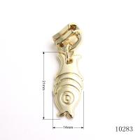 China Zinc Alloy 3D Gold Fish Zipper Pull Charm for Garment Handbag Accessories Custom OEM for sale