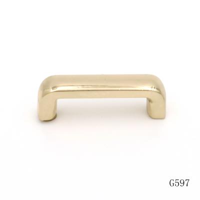 China 21mm Metal Arch Bridge Briefcase Handle Hardware Zinc Alloy Gold for Bag Accessories for sale