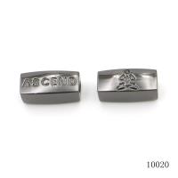 China 15mm Height 3mm Hole Gunmetal Square Metal Beads for Jewelry Making Spacer Beads for sale
