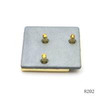 China 25x25mm Gold Plated Custom Metal Logo Plate for Luxury Purse Branding for sale