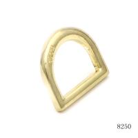 China Zinc Alloy Custom Logo Engraved Gold Metal D Ring Buckle 25mm for Handbags Decorative Hardware for sale