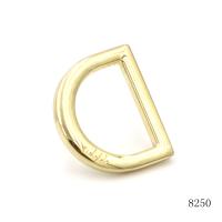 China Zinc Alloy Custom Logo Engraved Gold Metal D Ring Buckle 25mm for Handbags Decorative Hardware for sale