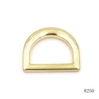 China Zinc Alloy Custom Logo Engraved Gold Metal D Ring Buckle 25mm for Handbags Decorative Hardware for sale