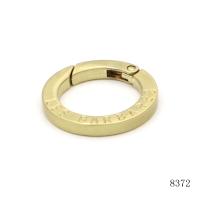 China Custom Logo Engraved Corrosion Resistant Waterproof Spring O Ring Carabiner Clip 30mm for Bag Key Chain for sale
