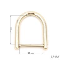 China 23.4mm Detachable D Ring Metal Screw D Buckle for Bag's Making or Key Chain for sale