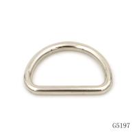 China Zinc Alloy Bag Hardware D Buckle 24mm Collar Strap Metal D Ring for sale