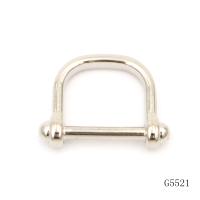 China Mini Horseshoe Shape D ring 15mm Shiny Silver Strap Buckle for Bags or Purse Making for sale