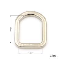 China Special Metal D Ring Zinc Alloy Custom Metal D Ring Buckle Adjuster For Handbags Hardware Strap for sale