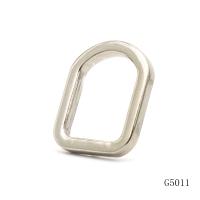 China Special Metal D Ring Zinc Alloy Custom Metal D Ring Buckle Adjuster For Handbags Hardware Strap for sale