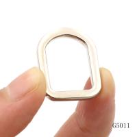 China Special Metal D Ring Zinc Alloy Custom Metal D Ring Buckle Adjuster For Handbags Hardware Strap for sale