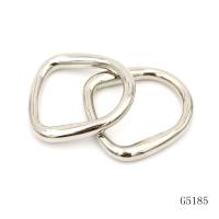 China Custom Window Shape Metal D Ring 35.5mm Heavy Duty Bag Buckle Hardware for sale
