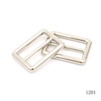 China 32mm Zinc Alloy Adjustable Strap Buckle Classical Design Metal Slider for Bag Strap for sale