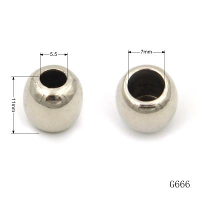 China Custom Size Shape Metal Round Bead Zinc Alloy Nickel Plating Logo Bead For Bracelets  Jewelry Making And Personal DIY Crafts for sale