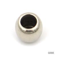 China Custom Size Shape Metal Round Bead Zinc Alloy Nickel Plating Logo Bead For Bracelets  Jewelry Making And Personal DIY Crafts for sale