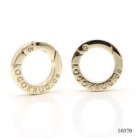 China Gold Plated Circle Carabiner Ring 25mm for Keychain with Logo Engraving for sale