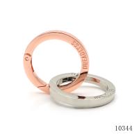 China 2 Inch Round Carabiner Zinc Alloy Heavy Duty Spring Snap Gate O Ring Custom Logo for sale