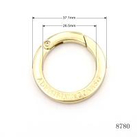 China Top Quality Standard 26.5mm Metal Spring O Ring Customized Logo Push Gate Ring for sale