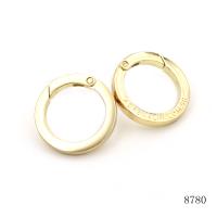 China Top Quality Standard 26.5mm Metal Spring O Ring Customized Logo Push Gate Ring for sale