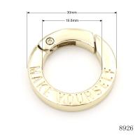 China Gold Filled 19.6mm Spring O Ring Carabiner Clasp for Handbag Accessories for sale