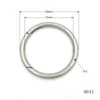 China 73mm Heavy Duty Spring O Ring Carabiner Clip with Engraved Logo for Bags for sale