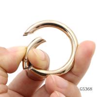 China 42.3mm Gold Plated Spring Ring Clasp Metal O Ring for Bags Keychains Accessories for sale