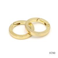 China Top Quality Standard 26.5mm Metal Spring O Ring Customized Logo Push Gate Ring for sale