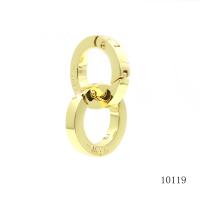 China Custom Metal Spring Ring Carabiner 30mm Round Openable O Ring with Engraved Logo for sale