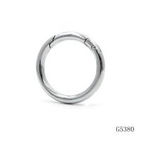 China 38mm Spring Carabiner Round Circle Spring Ring For Handbag Hardware Accessories for sale