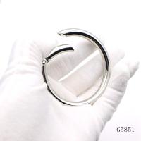 China Custom 56mm Zinc Alloy Spring Ring Carabiner for Handbag Hardware Accessories for sale
