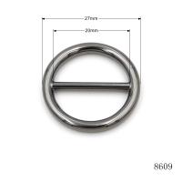 China Round Shape Rose Gold Gun Metal  Buckle Zinc Alloy Tri-Glide Slider Buckle For Handbag Purse Hardware Accessories for sale