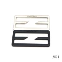 China 50mm Matte Black Tri Glide Buckle Center Bar Break Custom Engrave Logo Zinc Alloy for sale
