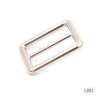 China 32mm Zinc Alloy Adjustable Strap Buckle Classical Design Metal Slider for Bag Strap for sale