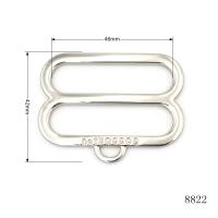 China Custom Engraved Metal Slide Buckle Pet Collar Buckle Decorative Bag Hardware Buckle for Dog Harness and Handbag Strap for sale