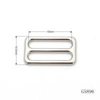 China Premium Metal Tri-glide Buckle Bikini Metal Connector Buckle Bag Strap Slider Adjuster Bag Buckle for sale
