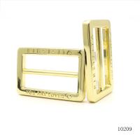 China Custom Metal Tri-glider Buckle 38mm Belt Slider Adjust Buckle for Webbing Straps for sale