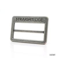 China Heavy Duty Anti Silver Metal Logo Tri-glide Buckle 45mm Strap Slider Adjust Buckles for sale