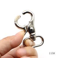 China 26mm Nickel Bolt Snap Hook Swivel Clasp for Handbag Hardware Accessories 50 lbs for sale