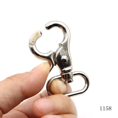 China 26mm Nickel Bolt Snap Hook Swivel Clasp for Handbag Hardware Accessories 50 lbs for sale