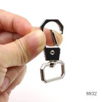 China Unique Design Bag Swivel Snap Hook Hexagonal Carabiner Custom Logo Bag Hardware Hook for sale