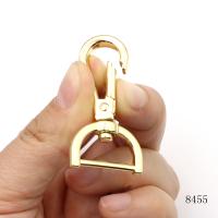 China 20mm Swivel D Ring Snap Hook Custom Carabiner Classical Design Metal Clasp for sale