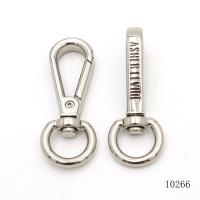 China Heavy Duty Swivel Eye Snap Hook Custom Bag Lobster Clasp With Logo Leather Bag Quality Metal Carabiner for sale