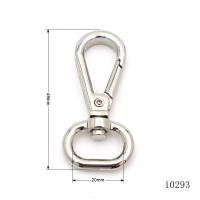 China Durable Metal Swivel Snap Hook for Bags Custom Logo Keychain Clip 35 Colors for sale