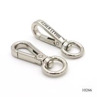 China Heavy Duty Swivel Eye Snap Hook Custom Bag Lobster Clasp With Logo Leather Bag Quality Metal Carabiner for sale