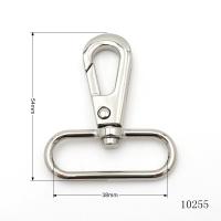 China Nickel Swivel Snap Hook 50mm Metal Hooks for Handbag Fittings Custom Logo for sale
