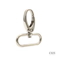 China Nickel Plated Swivel Snap Hook 20mm to 50mm Metal Clasp for Handbag Hardware for sale