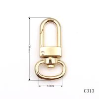 China Small Swivel Lobster Clasp with Oval Ring | Key Chain & Lanyard Hardware for sale