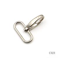 China Nickel Plated Swivel Snap Hook 20mm to 50mm Metal Clasp for Handbag Hardware for sale