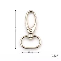 China Gold Nickel 20mm Metal Swivel Snap Hook for Handbag Hardware Accessories for sale