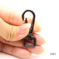 China 10mm Gun Metal Nickel Swivel Snap Hook for Handbag Hardware Accessories for sale